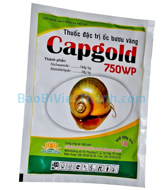 Packaging snails - Capgold - Viet Thanh Plastic Packaging
